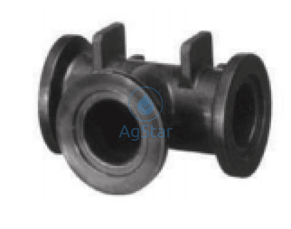 FLANGE TEE 1 INCH